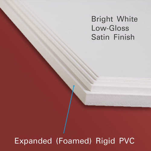 48 x 96 White Sintra PVC 10 Sheets | foamcore.com