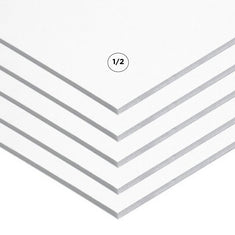 White Foam Board – 1/2 inch – Multi-Pack | foamcore.com